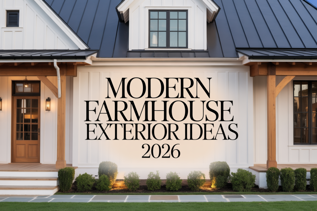 Modern Farmhouse Exterior Ideas 2026 for a Clean